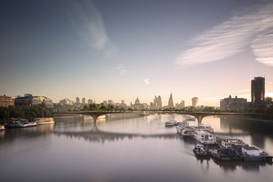 London's Epic 'Garden Bridge' to Beautify the Thames - Garden Collage ...